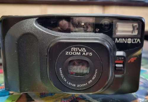 Плёночный фотоаппарат Minolta riva zoom af5