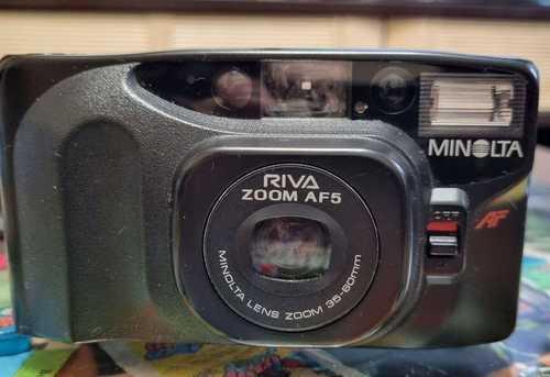 Плёночный фотоаппарат Minolta riva zoom af5