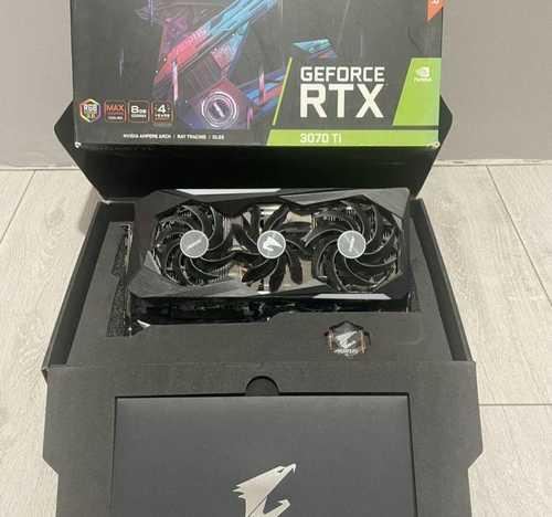 Видеокарта rtx 3070ti Aorus Master