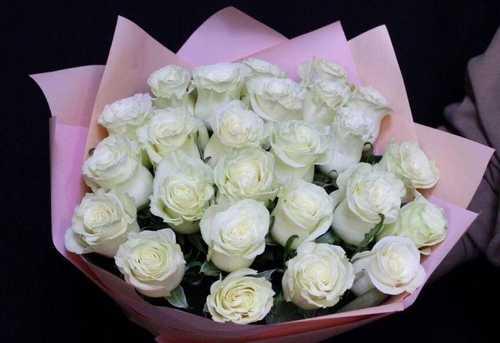 Белые розы доставка цветов