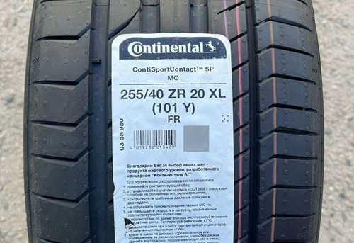 Continental ContiSportContact 5P 255/40 R20 101Y