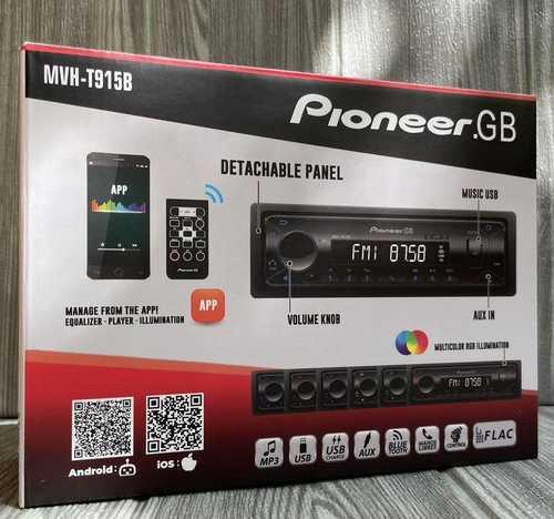 Процессорная магнитола Pioneer с блютузом