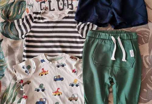Футболки H&M, джогеры, шорты для мальчика 80-86