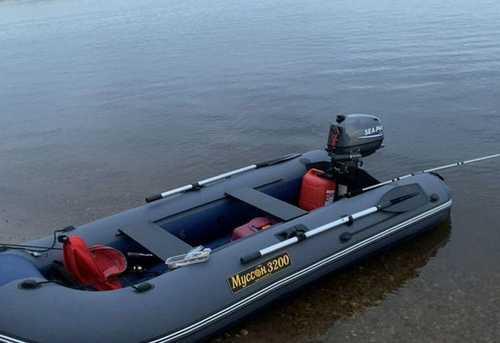 Лодка Муссон 320 + мотор sea pro 6 лс (4т)