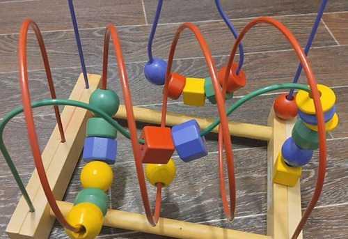 Лабиринт Икея деревянная развивающая игрушка