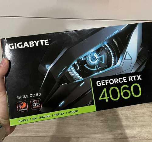 Gigabyte Видеокарта GeForce RTX 4060 eagle OC 8 гб