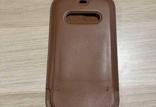 Чехол Apple Leather Sleeve для iPhone 12/12 Pro