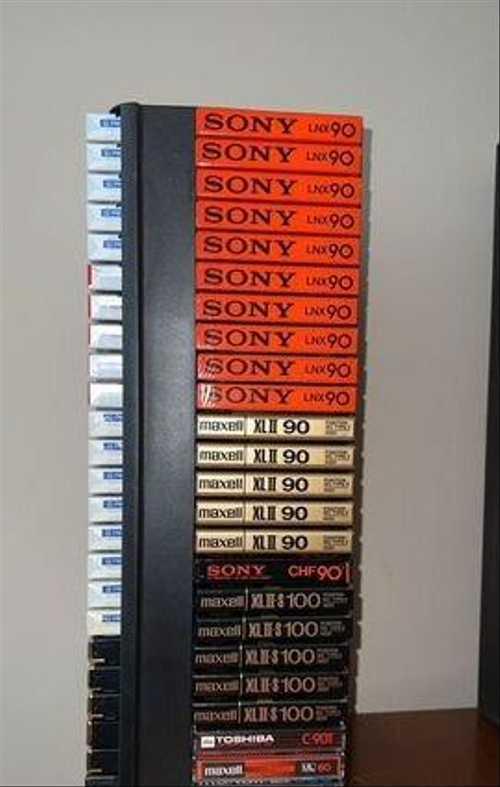 Аудиокассеты новые запечатанные из 80 х 100 шт