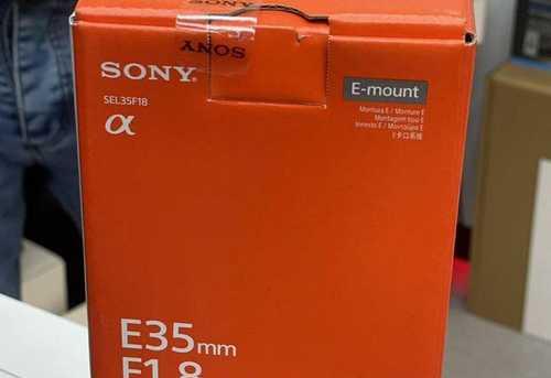 Объектив Sony E 35mm f/1.8