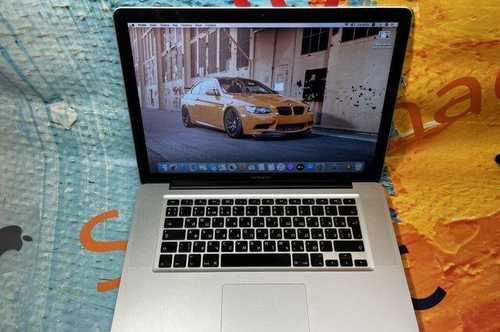 Ноутбук MacBook Pro 15 2012 8/512SSD хорошая акб