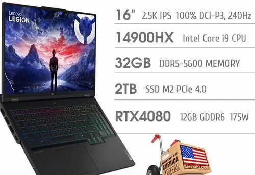 Lenovo Legion Pro 7 i9-14900HX/RTX4080/32GB/USA