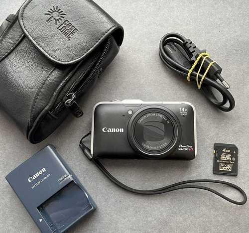 Canon powershot sx230 hs black