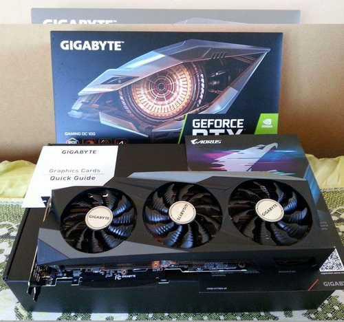 Видеокарта gigabyte GeForce RTX 3080 gaming OC 10G