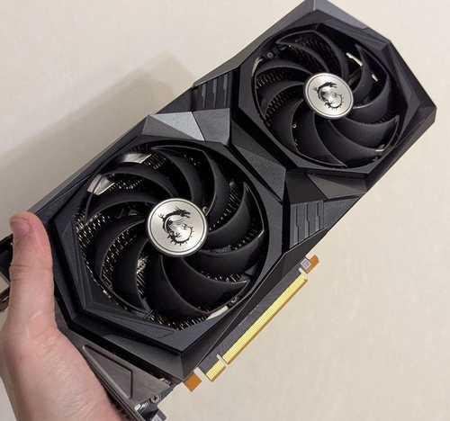 Видеокарта Msi RTX 3060 TI gaming X 8Gb LHR