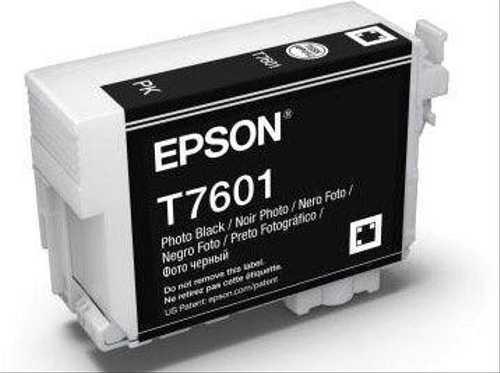 Картридж Epson T7601 C13T76014010 фото черный (25