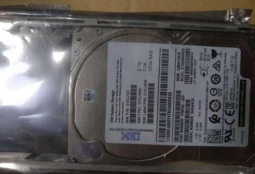 Ibm lenovo sas hdd 01ej589 01ej725 2TB