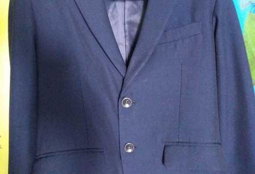 Школьный костюм тройка, темно синий, 122-128