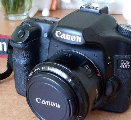 Зеркальный фотоаппарат Canon EOS 40D
