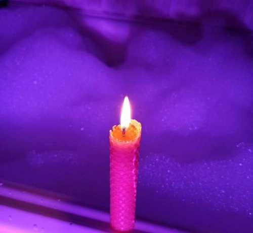 Ароматные свечи из вощины ручной работы