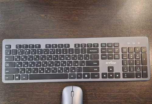 Клавиатура Aceline KM-9002вu +мышь