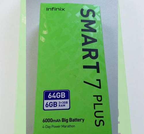 Infinix Smart 7 Plus, 3/64 ГБ