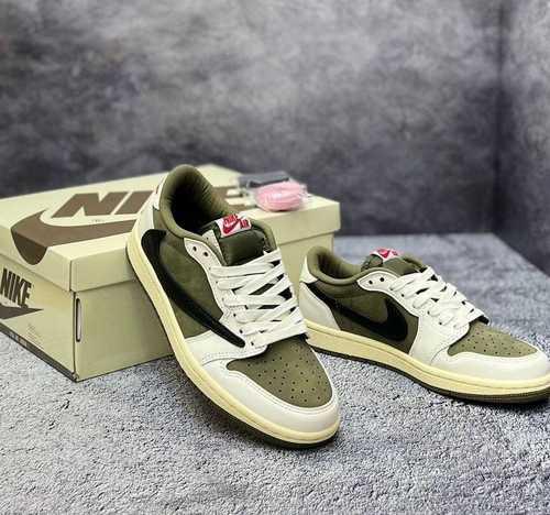 Nike Air Jordan 1 Low SP Travis "Medium Olive"