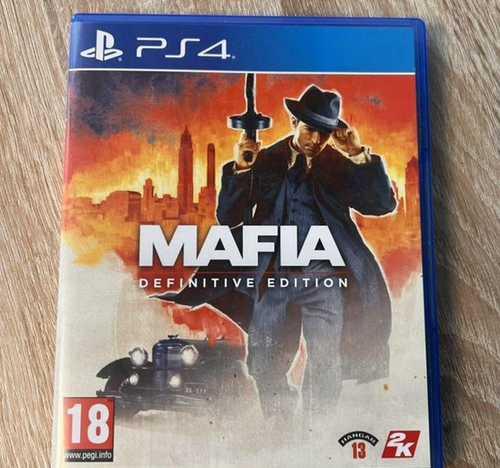 Mafia Definitive Edition ps4 диск