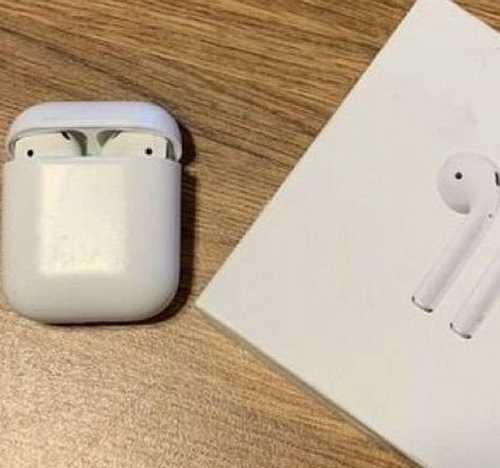 Наушники apple airpods с кейсом