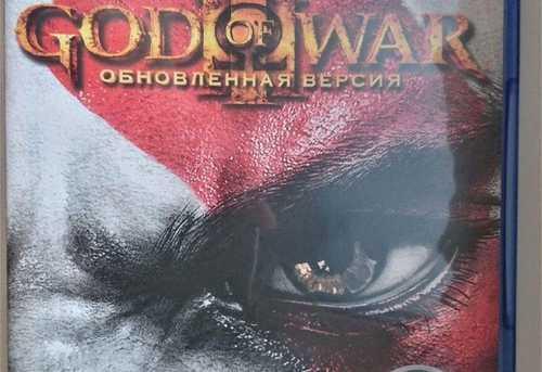 Коробка + обложка God of War 3 Remastered Sony PS4