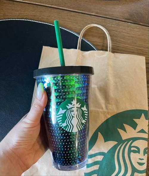 Стакан с трубочкой Starbucks