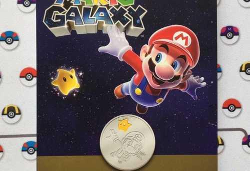 Super Mario Galaxy Launch Coin Nintendo Монетка