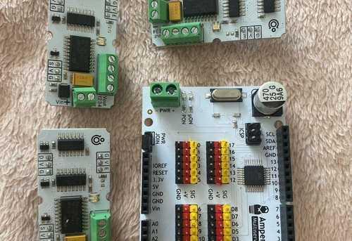 Amperka multiservo shield и stepper