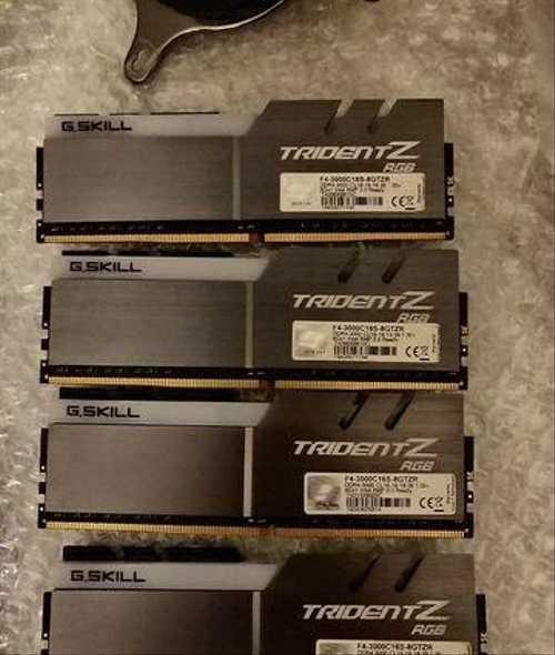 RAM (память) G.Skill Trident Z RGB 4x8GB 3000 MHz