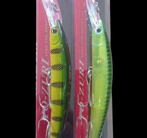 Воблеры 2шт Yo-zuri Crystal Minnow deep diver 4-6м