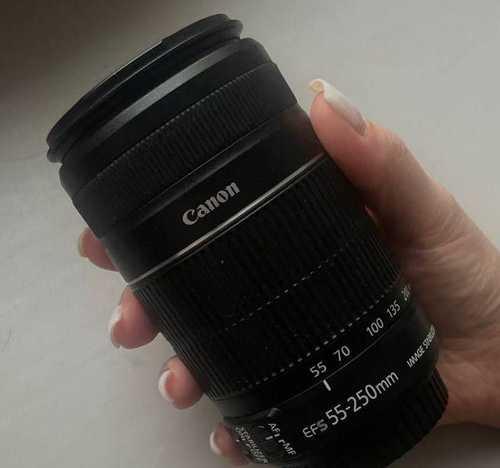 Объектив canon efs 55 250mm