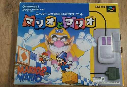 Mario & Wario Super Nintendo Super Famicom