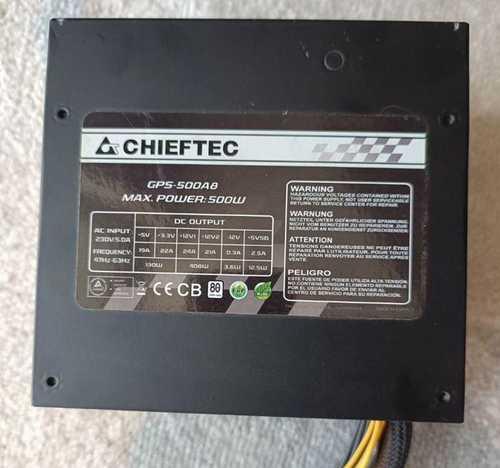 Блок питания chieftec 500w