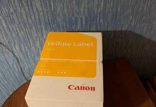 Бумага для принтера A4 Canon Yellow Label Print