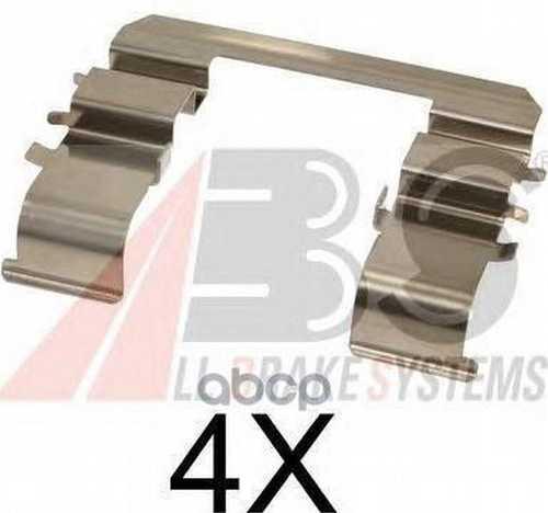 Комплектующие колодки дискового тормоза ABS 735