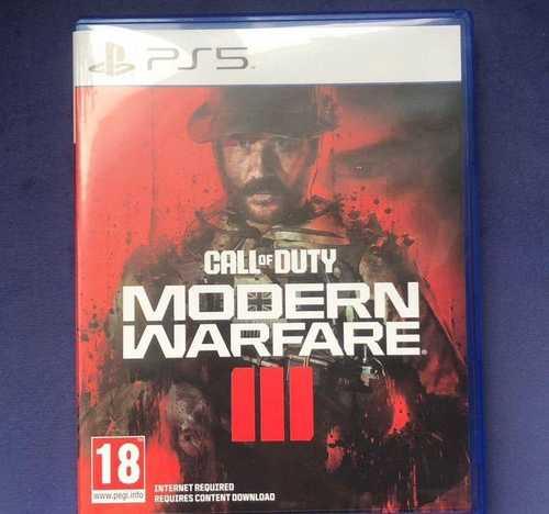 Call of duty modern warfare 3 ps5 диск