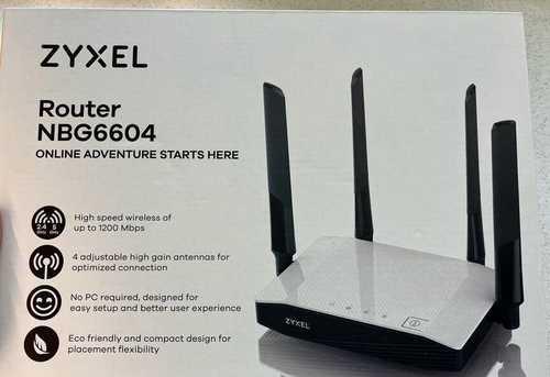 WiFi роутер Zyxel NBG6604
