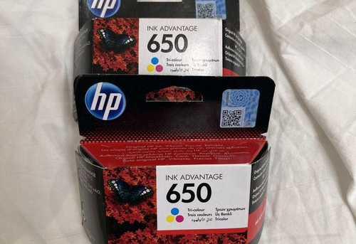 Картридж струйный HP 650 оригинал