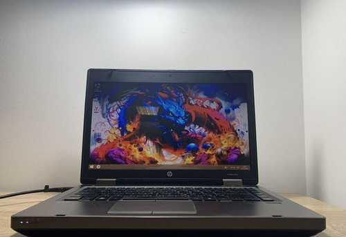 Мощный ноутбук HP, 4 ядра, HD, корпус металл