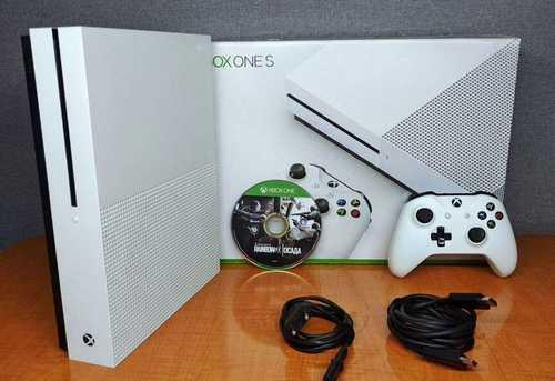 Xbox One S 1tb + подписка с играми