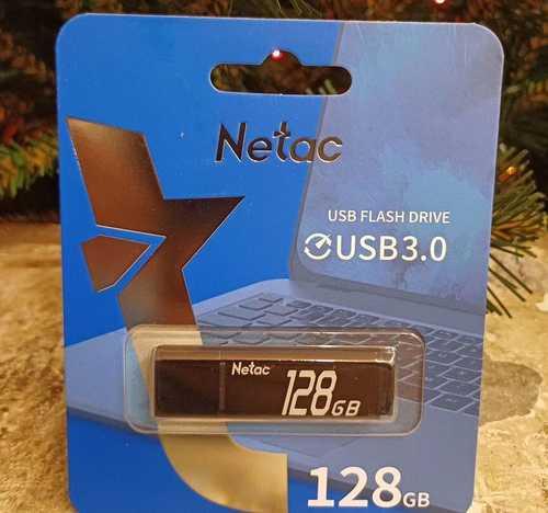 Флэшка Netac 128 гб USB 3.0 U351 металл