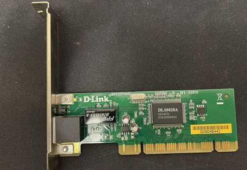 Сетевая карта PCI D-Link DFE-520TX