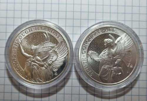 Сереьряные монеты "Остров Святой Елены"