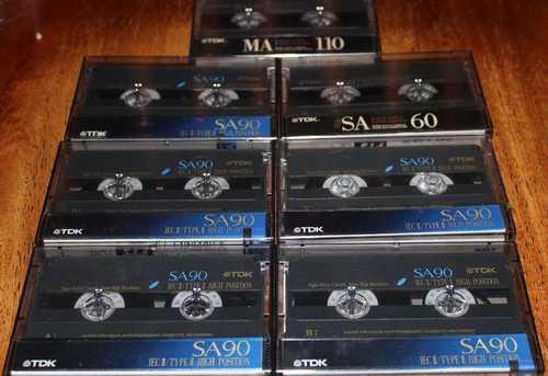 Аудиокассеты tdk SA -90 хромовые