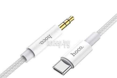Hoco UPA19 AUX Jack 3.5mm - Type-C 1m Silver 6