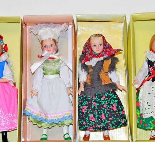 Куклы в польских костюмах